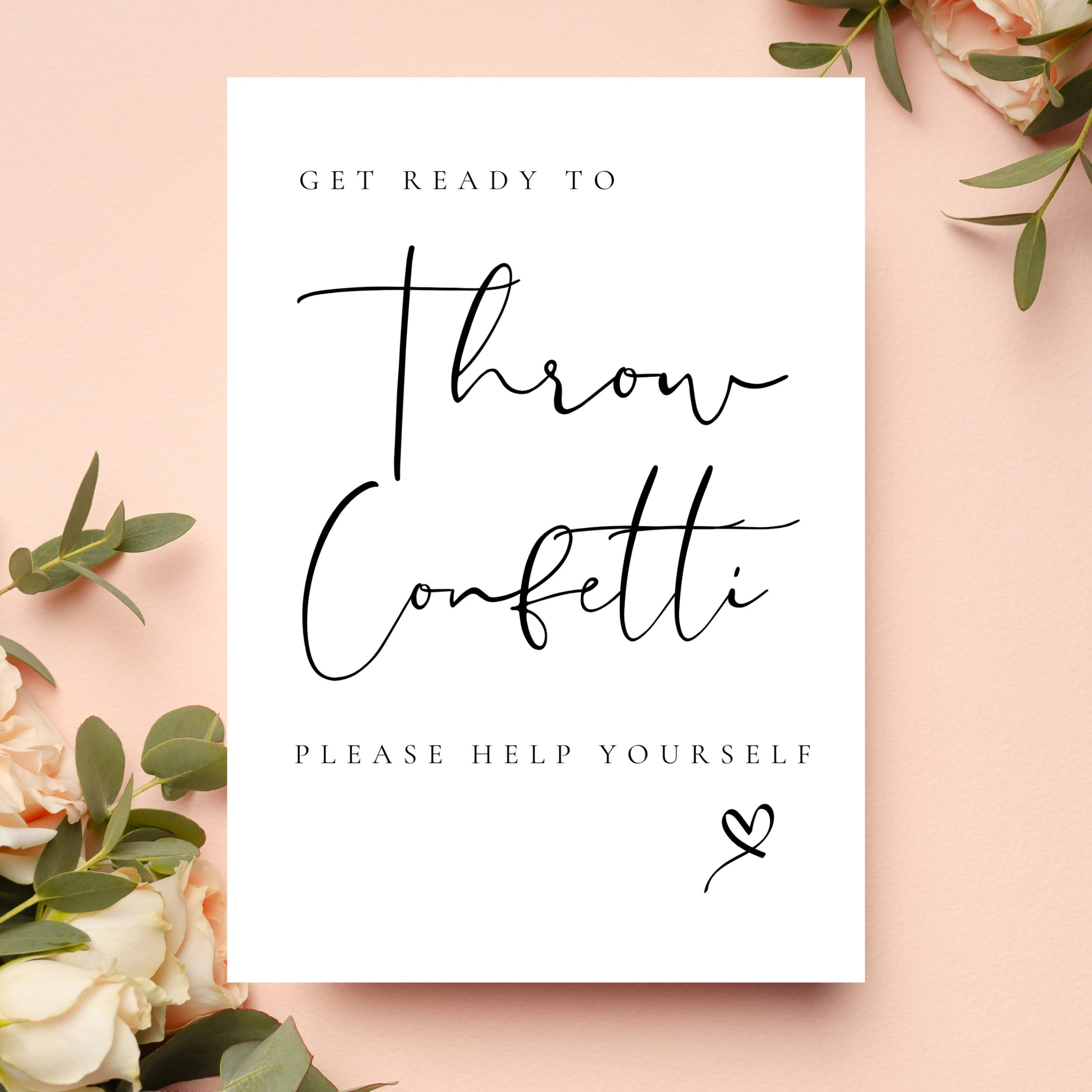 All Wedding signage styles & collections - WedFetti Confetti & Signage ...